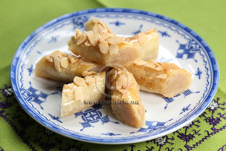 Recette Mhancha Mqarta au miel