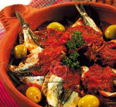 Recette Tagra aux anchois